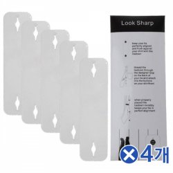 와이셔츠 단추에 끼우는 넥타이 고정 홀더 5p 4개 - SSG.COM