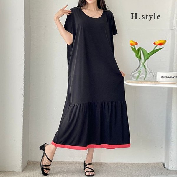 1300K H스타일 GR 찰랑랍빠원피스여름OPS원피스쉬폰 - SSG.COM