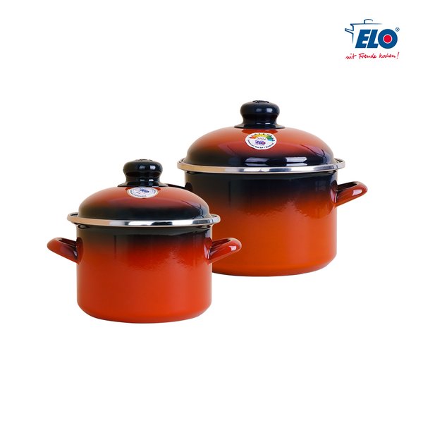 ELO 쿡포트 깊은형 법랑냄비 2종 세트 (16+20cm) - SSG.COM