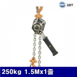 레버블럭 UDT 미니형 5003710 250kg 1.5Mx1줄 4x12파이 1EA - SSG.COM