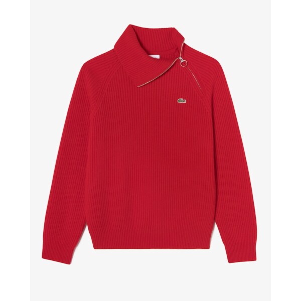 (여성) 24FW 사선 하프짚업 스웨터 AF410E-54N 240(레드) - SSG.COM