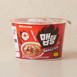 삼양 맵탱흑후추소고기라면큰컵 110g - SSG.COM