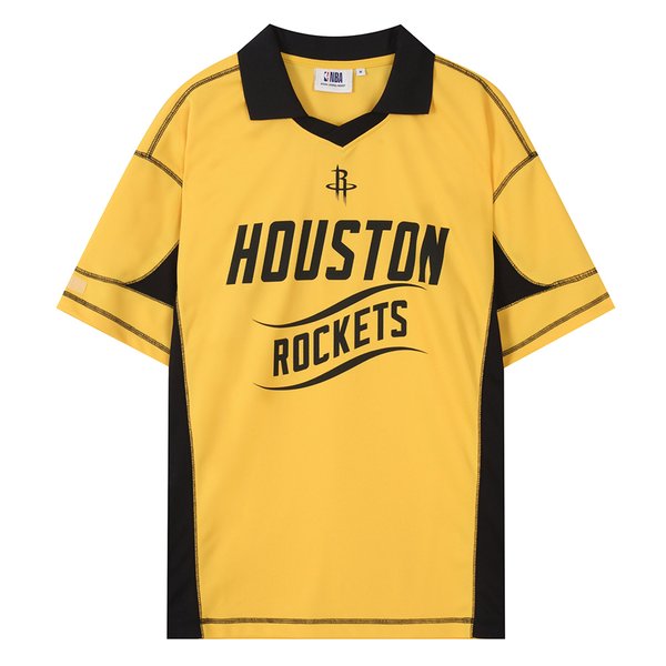 [NBA] HOU E-BIKE 컬러블록 카라 반팔 티셔츠 N242TS154P - SSG.COM