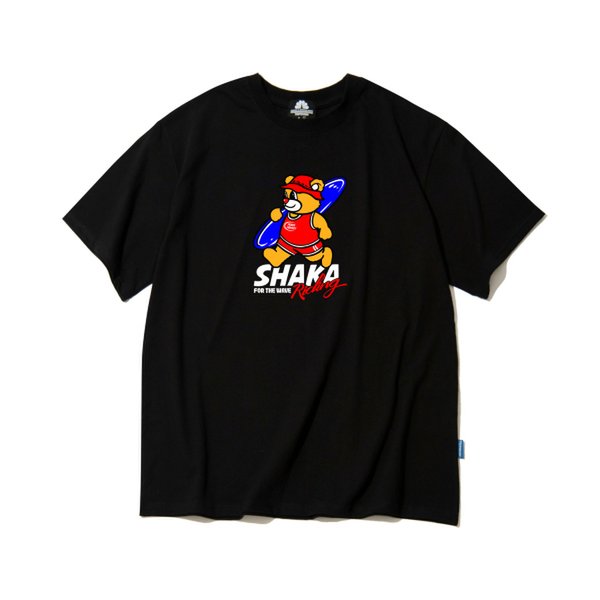 SHAKA BEAR GRAPHIC 티셔츠 - 블랙 - SSG.COM