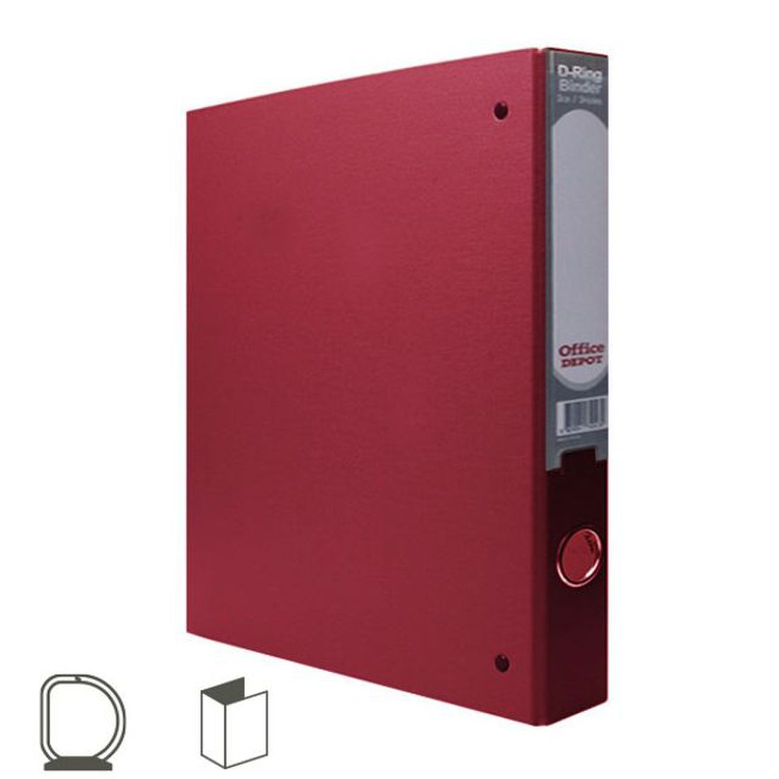 O 합지 링 바인더 세로형 D링 A4 5cm 빨강색, 믿고 사는 즐거움 SSG.COM