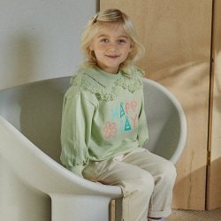 [KADE COCO] 웬디 레이스 스웨트셔츠 2color - SSG.COM