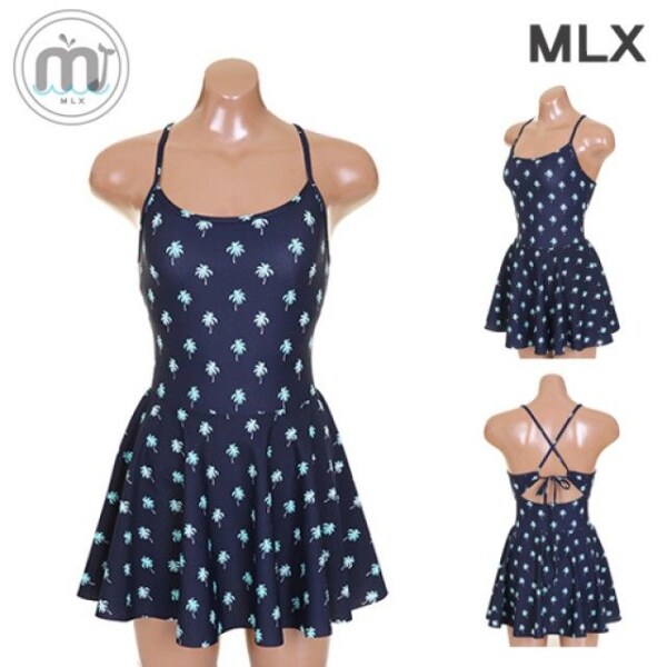 (MLX) 여자 비치웨어 민트야자수 프린트 원피스 수영복-DM_357 - SSG.COM