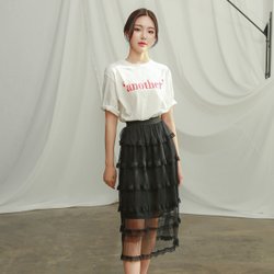 레이스 티어드 스커트(SK-3354) - SSG.COM