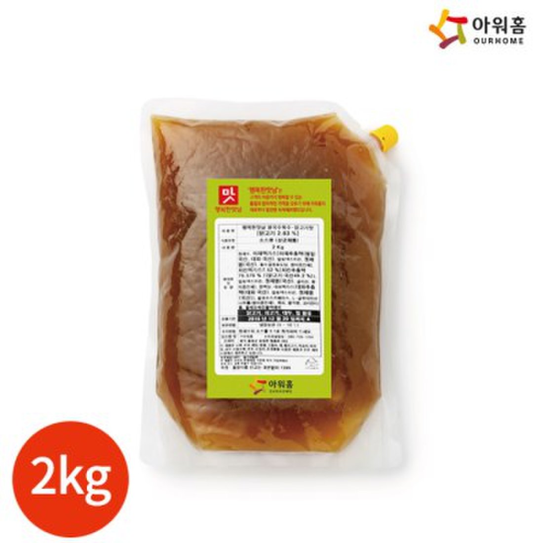 아워홈 행복한맛남 닭고기맛 쌀국수용 육수 2kg x 1봉, 믿고 사는 즐거움 SSG.COM