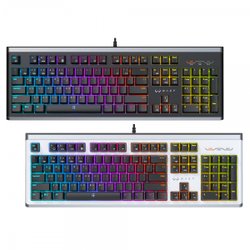 마이크로닉스 WARP WK-1 RGB 게이밍 키보드 블랙 (갈축) - SSG.COM