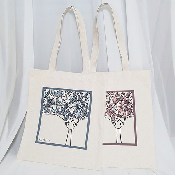 1300K 꿈꾸는나무 일러스트 에코백 2color - SSG.COM