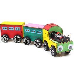 DIY 나무 기차 만들기(1인용 포장) 열차 MDF조립 나무공작 DIY키트 기어 풀리 미니어쳐 과학교구 - SSG.COM