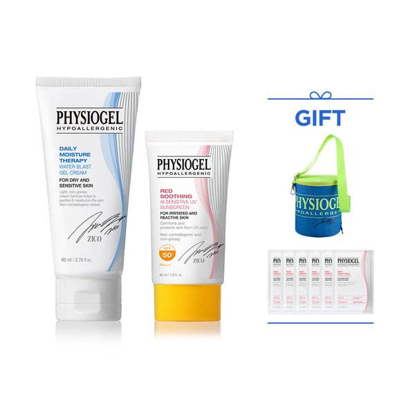 [피지오겔] DMT워터젤크림 80ml +AI선크림 40ml +AI마스크팩 5매 + 3만원 상당 쿨링백 - SSG.COM