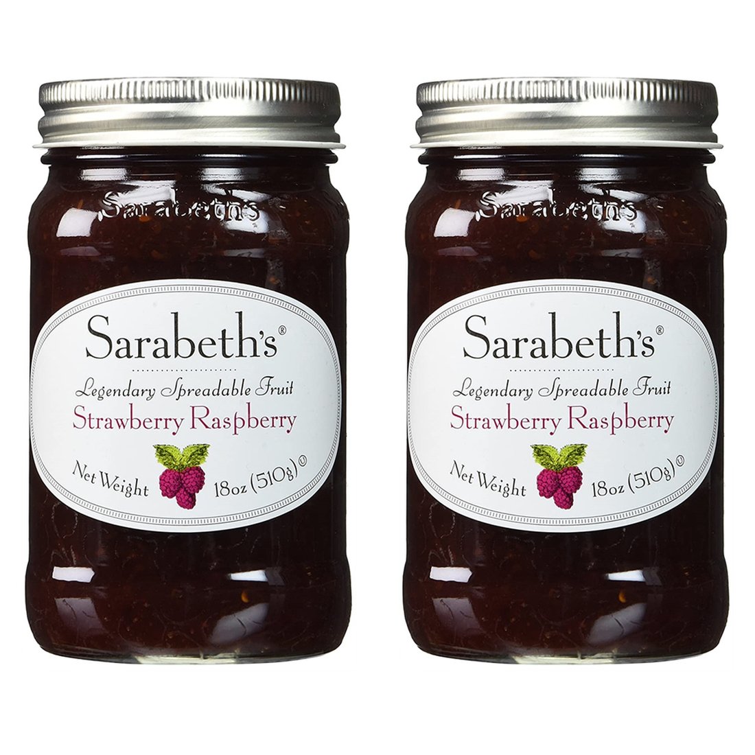 미국직구 Sarabeth`s 사라베스 딸기 라즈베리 잼 스프레드 510g 2팩, 믿고 사는 즐거움 SSG.COM