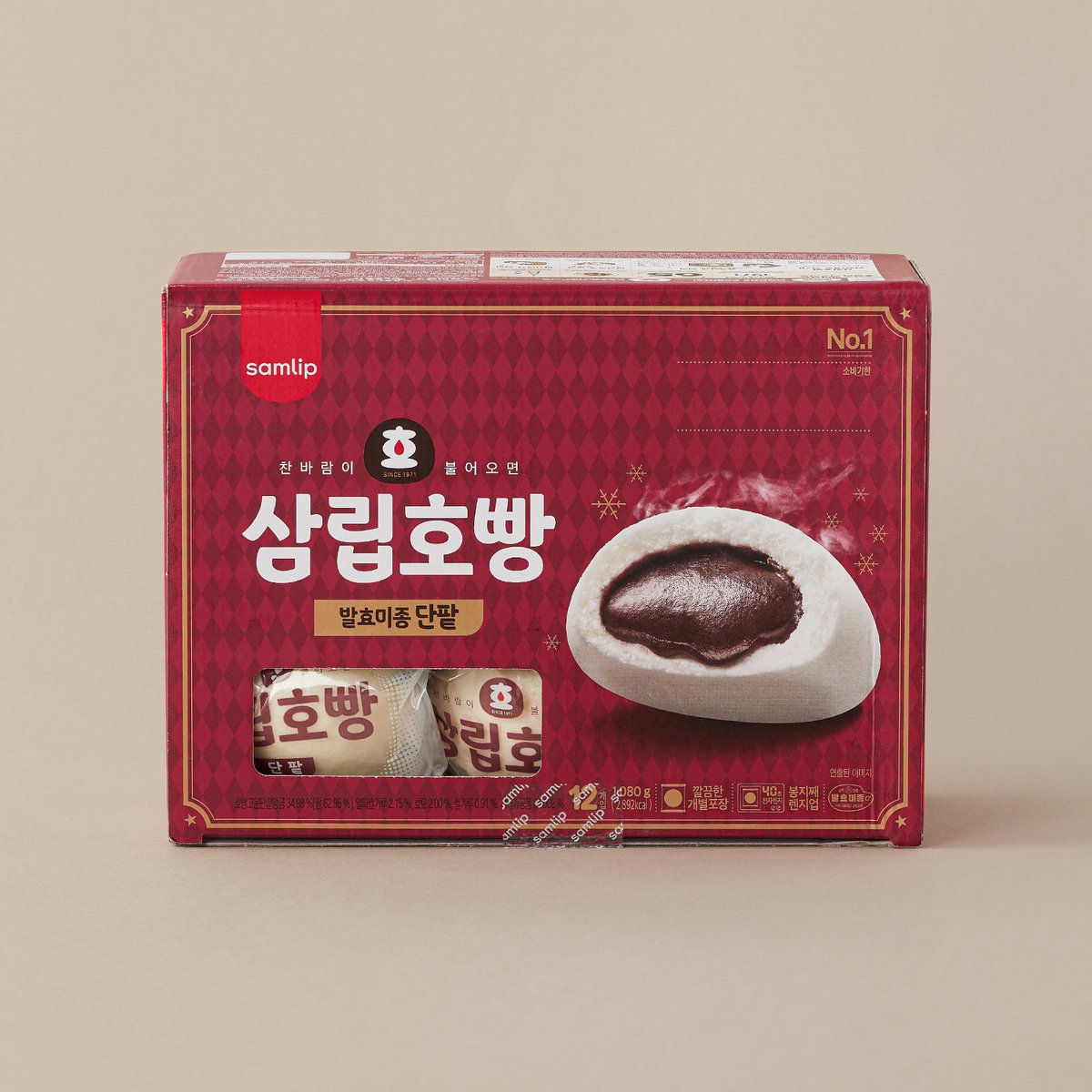 삼립 단팥호빵 1,080g(90g X 12입), 이마트몰, 당신과 가장 가까운 이마트
