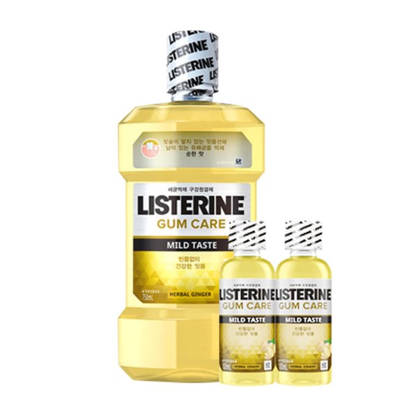 리스테린 검케어 마일드 기획세트 (750ml + 검케어 100mlx2개) + 사은품 증정 - SSG.COM