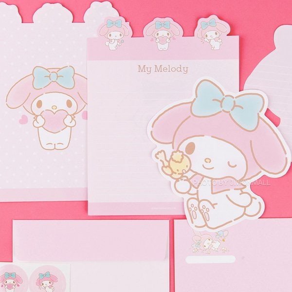산리오 마이멜로디 모양 편지지2(하트)-5EA-꼬마스타 - SSG.COM