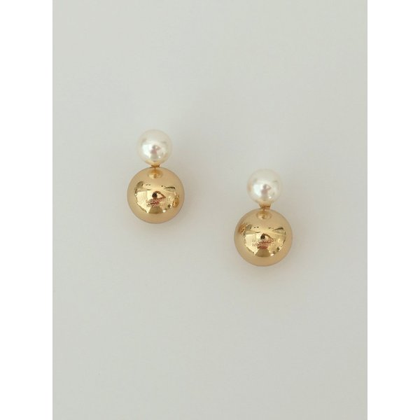 tooball pearl earring - gold - SSG.COM