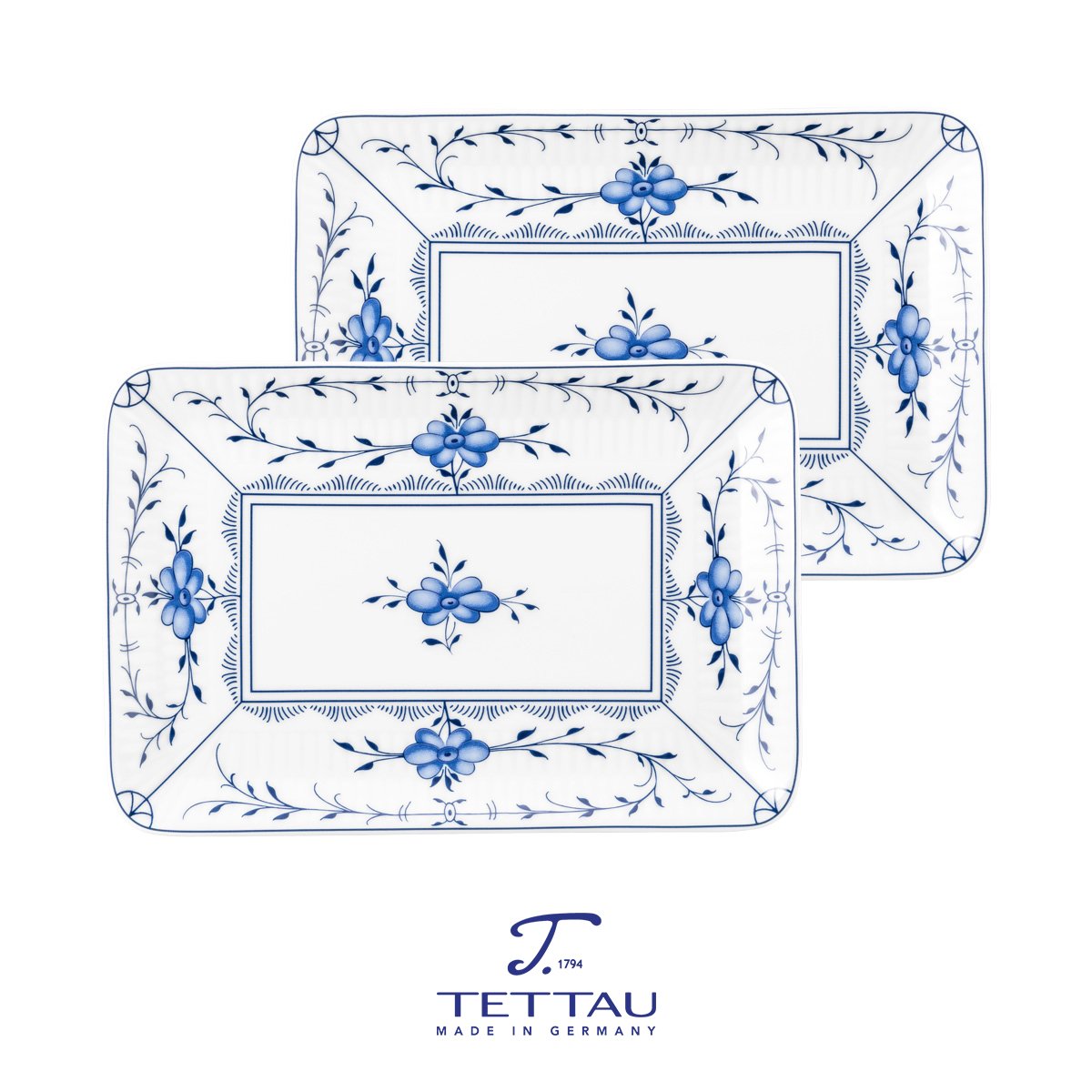 직사각접시 18cm 2P /아미나 블룸 - SSG.COM