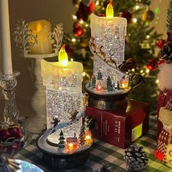 bookaz 크리스마스 오르골 17.회전 캔들오르골 2type - SSG.COM