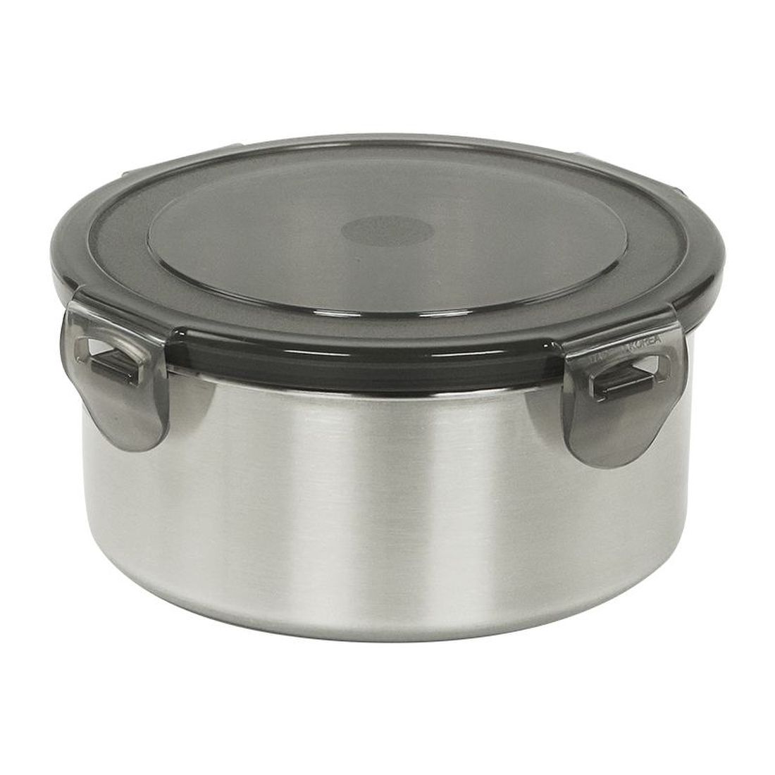 올품락 국산스텐 밀폐 원형반찬통2호 520ml 그레이[30190681], 믿고 사는 즐거움 SSG.COM