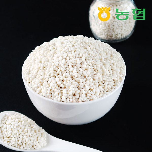 [미운영] 칠미칠색 무농약 기능성쌀 칼슘강화찹쌀 3kg (1kg/3봉) - SSG.COM