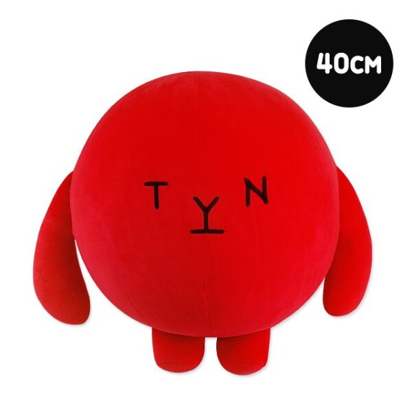 tvN 즐밍이 인형 40cm 원형 레드 마스코트 캐릭터 - SSG.COM