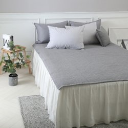 로렌데코 하비 줄누비 피그먼트 이불겸패드 Q GY - SSG.COM