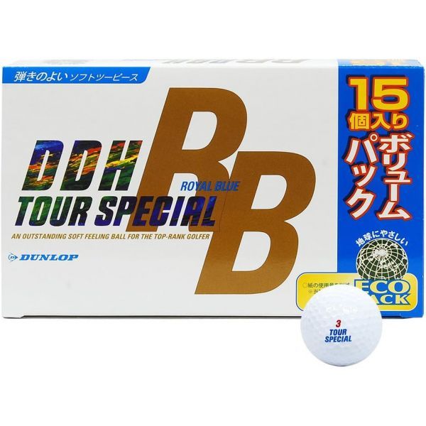 일본 던롭 골프공 Dunlop dunlop DDH Tour Special RB Golf Ball Pack of 15 ...