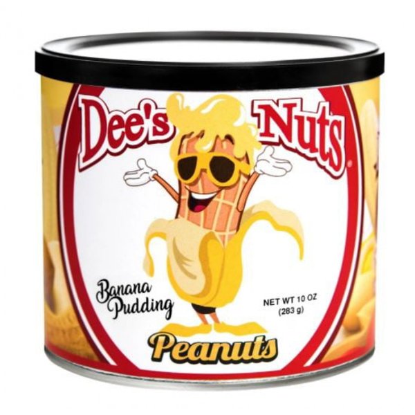 Dees Nuts Dees Nuts 땅콩 바나나 푸딩 맛 10 온즈 깡통 - SSG.COM