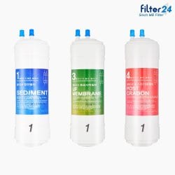 KW-P17W1 정수기필터 교원웰스 호환 전체세트 [6인치 1+1+1] - SSG.COM
