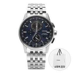 [시티즌 CITIZEN] AT8110-61L 에코드라이브 라디오컨트롤 퍼페츄얼 크로노 남성 메탈시계 43mm - SSG.COM
