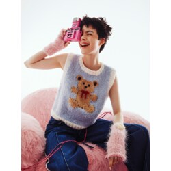 CC x KAKEKIKOKU 곰돌이 니트 베스트 C234KSB205 - SSG.COM