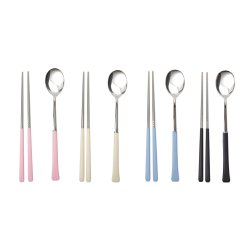 403 스테인레스 파스텔 수저 젓가락 - SSG.COM