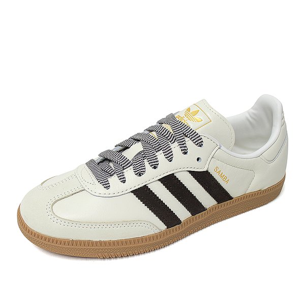 아디다스 오리지널 삼바 스니커즈 운동화 오프화이트 베이지 브라운 JS3181 - SSG.COM