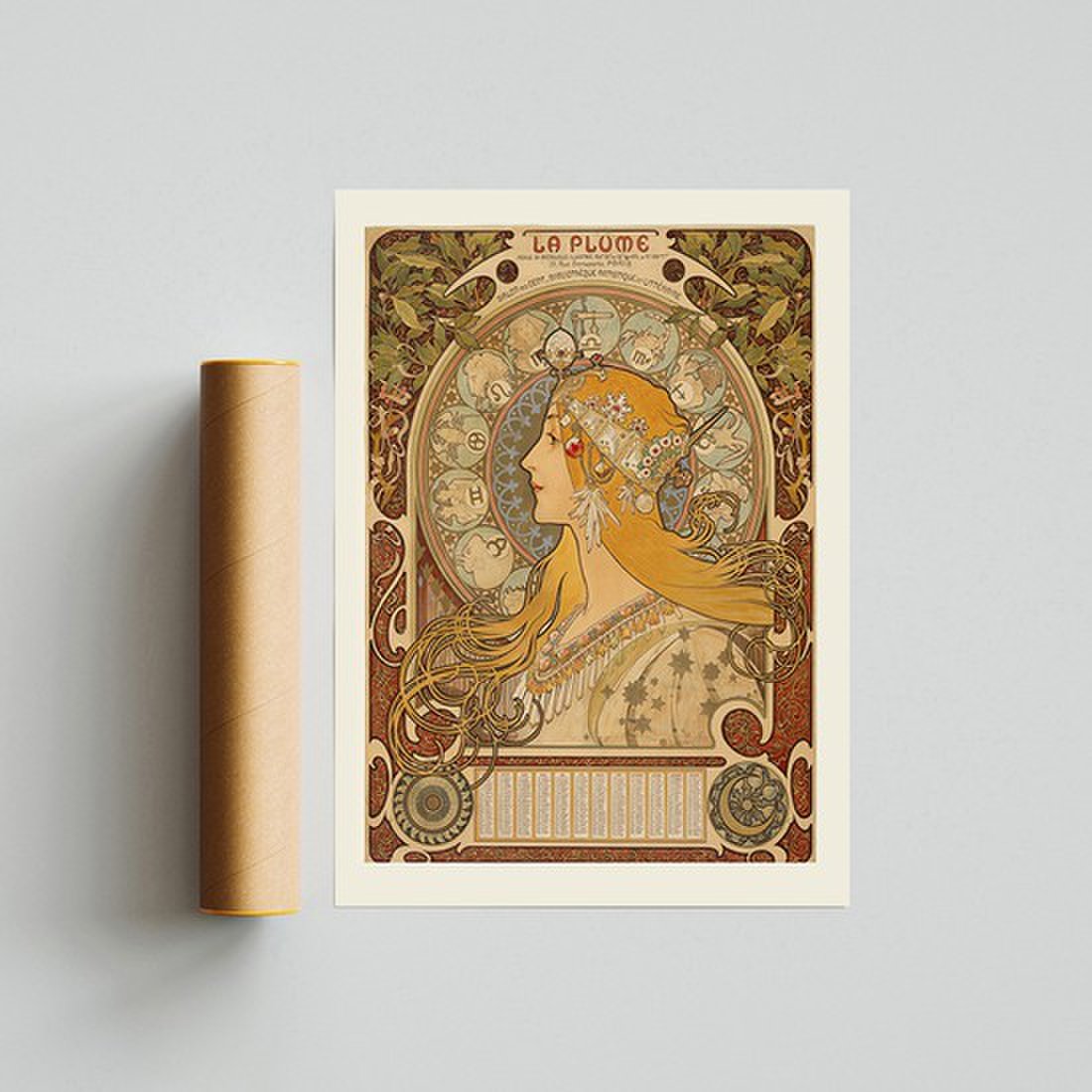 바인 알폰스무하 명화 패브릭포스터 A4 10종 , 믿고 사는 즐거움 SSG.COM