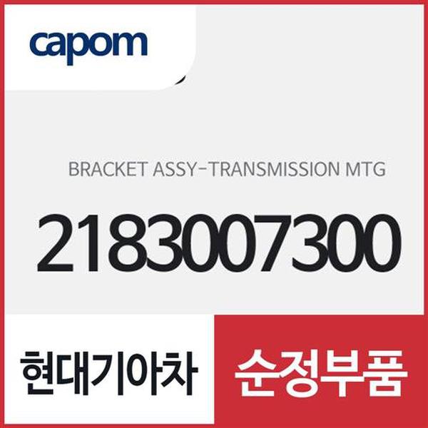 트랜스미션 마운팅 브라켓(미션미미) (2183007300) 모닝 - SSG.COM