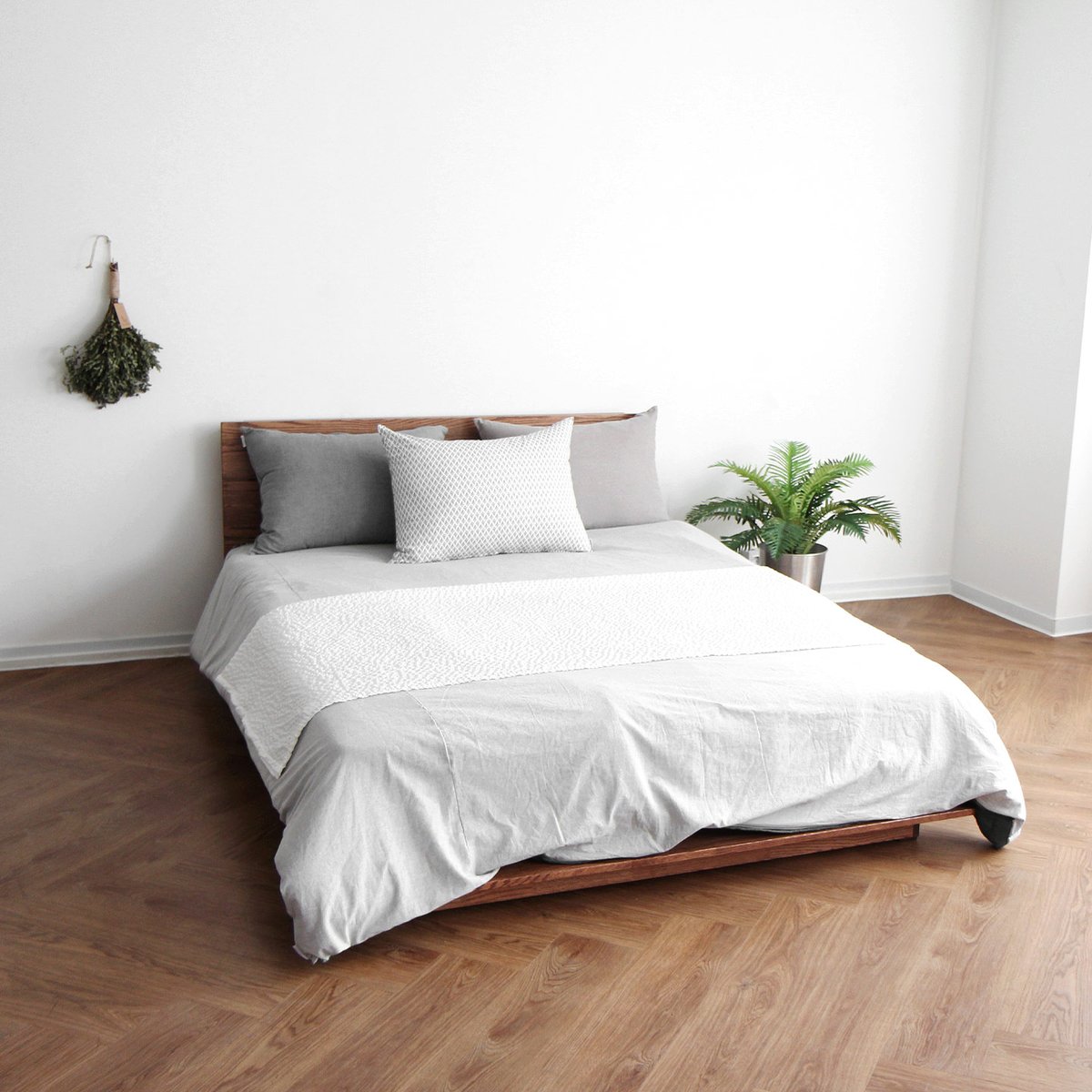 [오크] B형 저상형 침대 마호가니컬러 SK/EK/LK - SSG.COM