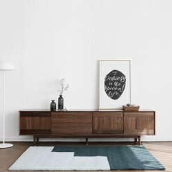 [헤리티지월넛] T형 거실장 2000 - SSG.COM