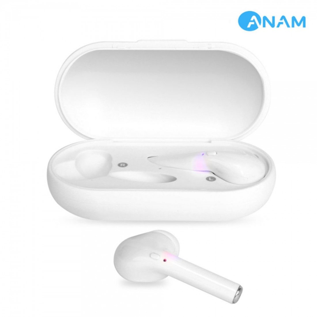블루투스 블루투스이어폰 무선이어폰 아남 화이트 BT-AIR 무선 TWS 이어폰, 믿고 사는 즐거움 SSG.COM