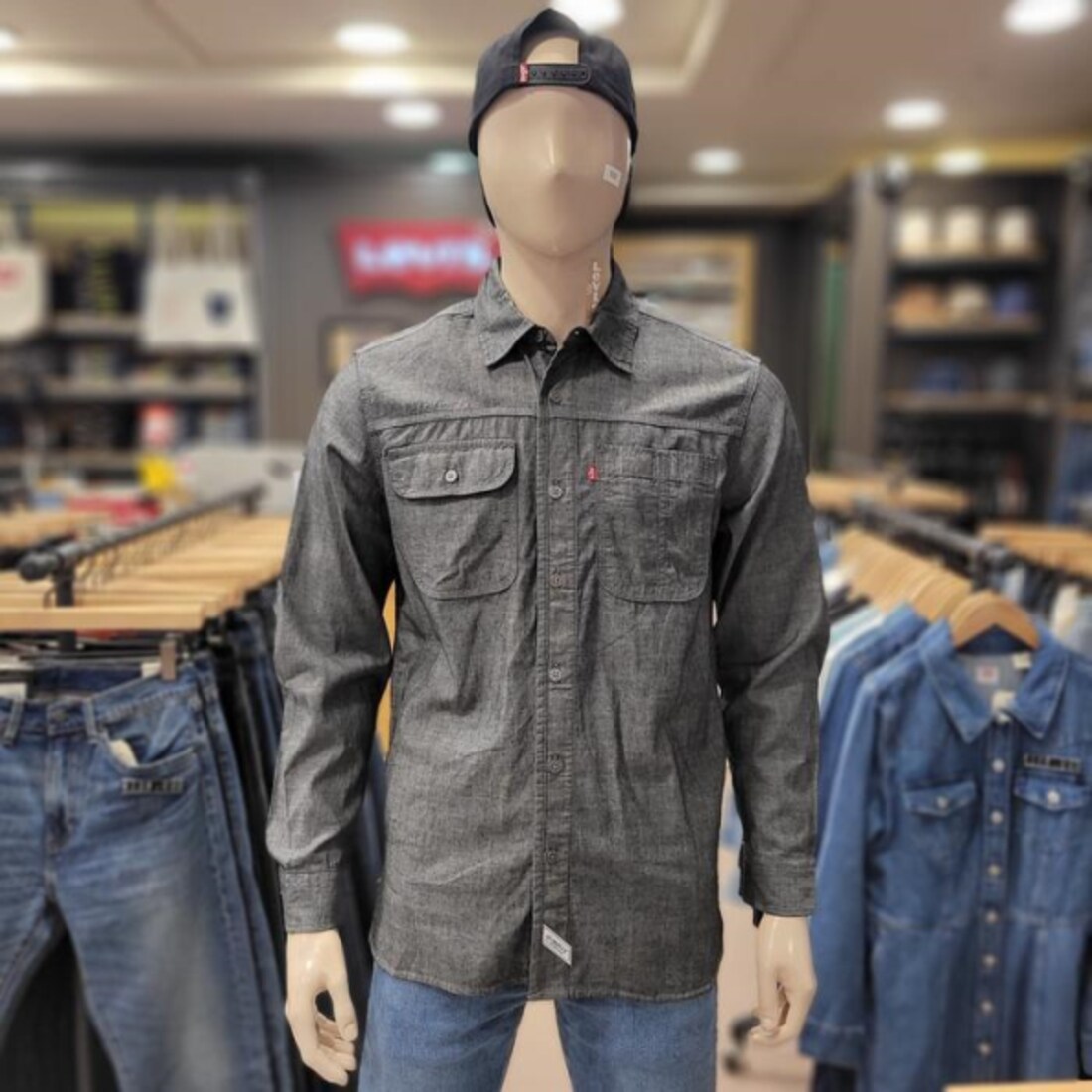 리바이스 롱 슬리브 워커 셔츠 그레이 A7224-0002 (13213792), 믿고 사는 즐거움 SSG.COM