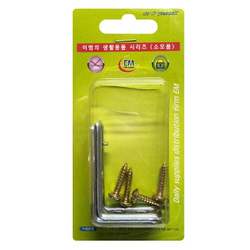 이엠 버티컬 롤스크린 고정 지지대소19mm벽면브라켓 X ( 3매입 ) - SSG.COM