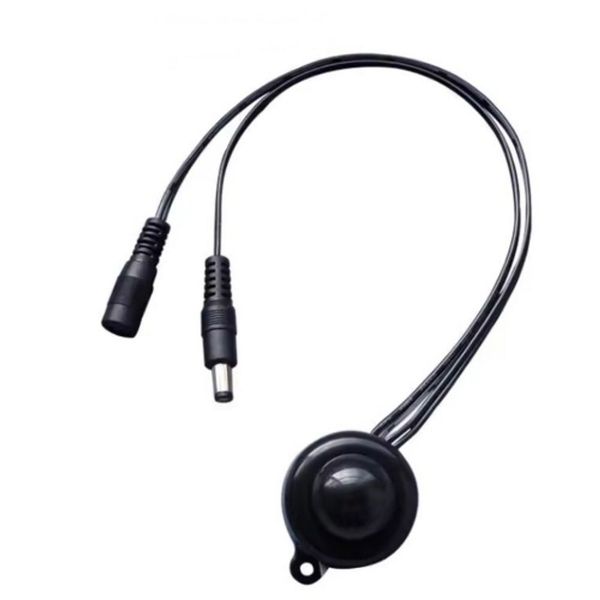 PIR 적외선 모션 인체 감지 센서 스위치 블랙 DC 플러 - SSG.COM