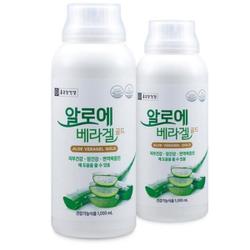 종근당건강 알로에베라겔 골드 유기농 ALOE VERAGEL GOLD 1000ml 2병 - SSG.COM
