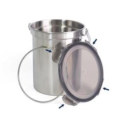 스테인리스 304 음식룸 쓰레기통 3L (S10460199) - SSG.COM