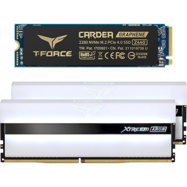 미국 팀그룹 램 DDR4 TEAMGROUP TForce Xtreem ARGB 32GB 3600MHz 2x16GB Desktop ...