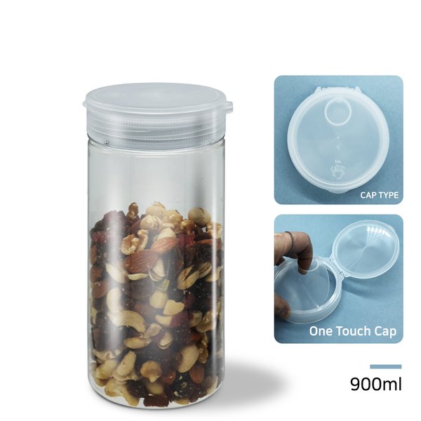 팜스원형(원터치캡)_900ml 밀폐용기 플라스틱공병 페트병 - SSG.COM