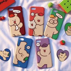 [톡+하드케이스 꾸러기5총사]아이폰se2 아이폰x a30 S10 폰케이스 - SSG.COM