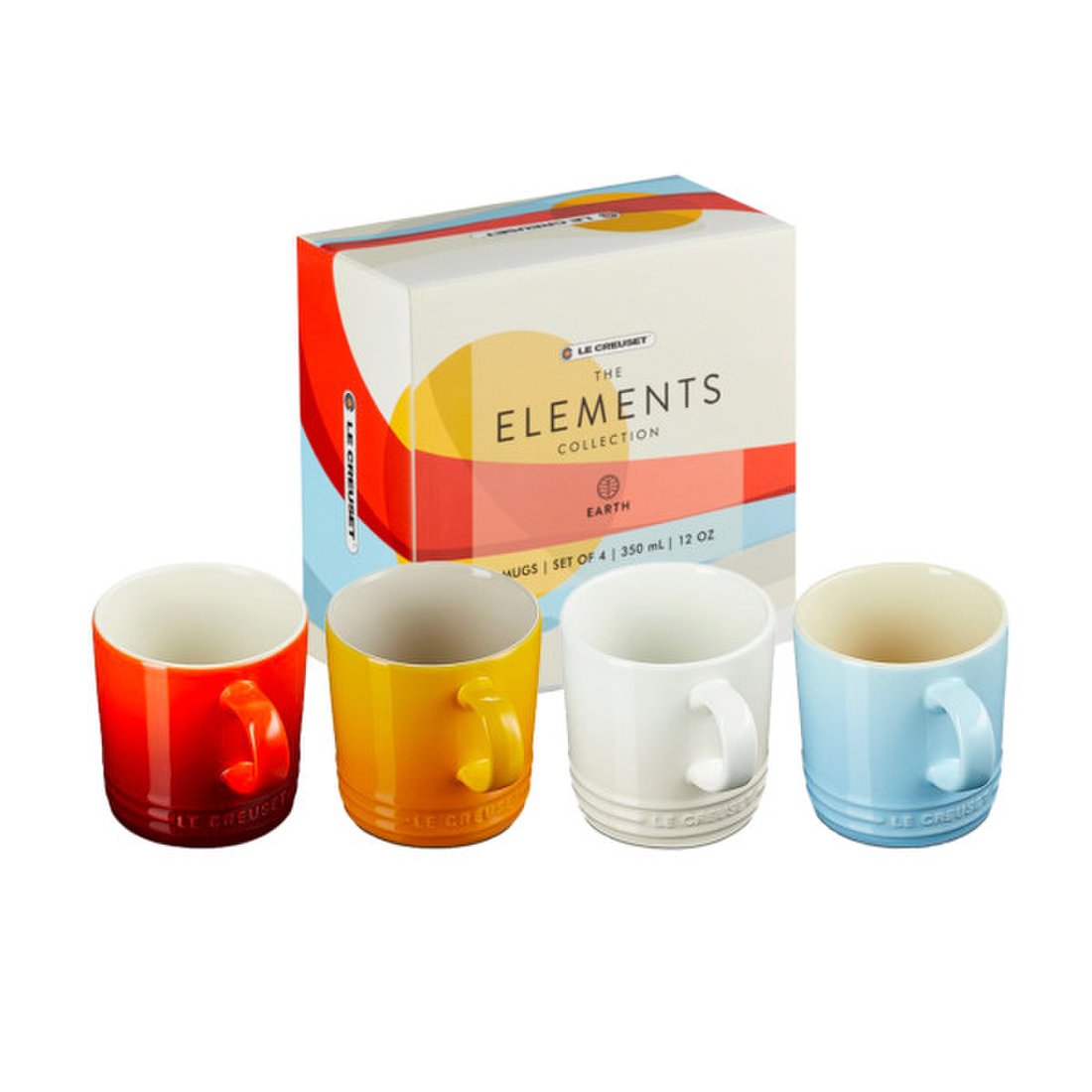 르크루제 엘레멘츠 머그컵 350ml 4P 프랑스 내수용, 믿고 사는 즐거움 SSG.COM