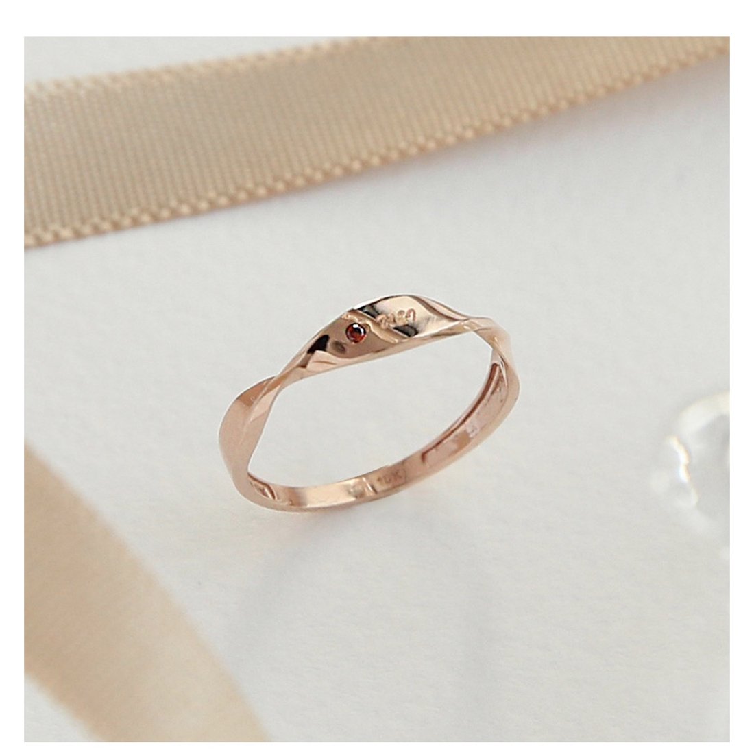 로이드 더블 웨이브 10K 탄생석 각인 데일리 우정 반지 LRT19050T, 믿고 사는 즐거움 SSG.COM